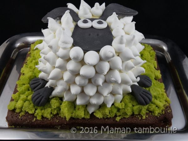 Gâteau Shaun le mouton Maman Tambouille