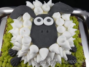 Gâteau Shaun le mouton Maman Tambouille
