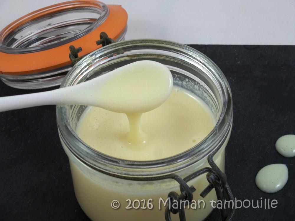 Lait concentré sucré maison Maman Tambouille