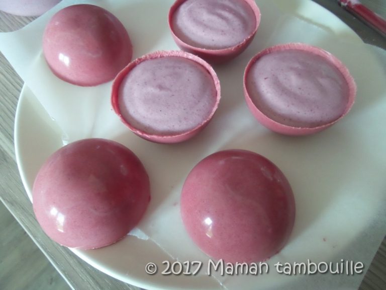 Sphères de mousse de fruits rouges {les défis gourmands de Cuisine ...