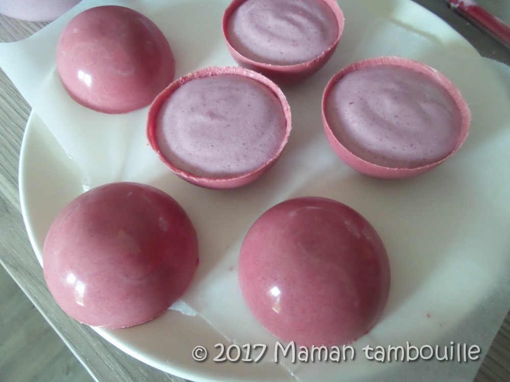 Sphères de mousse de fruits rouges {les défis gourmands de Cuisine ...