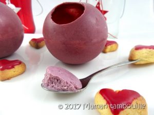 Sphères de mousse de fruits rouges {les défis gourmands de Cuisine ...