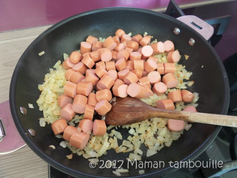 Parmentier de knacki Maman Tambouille