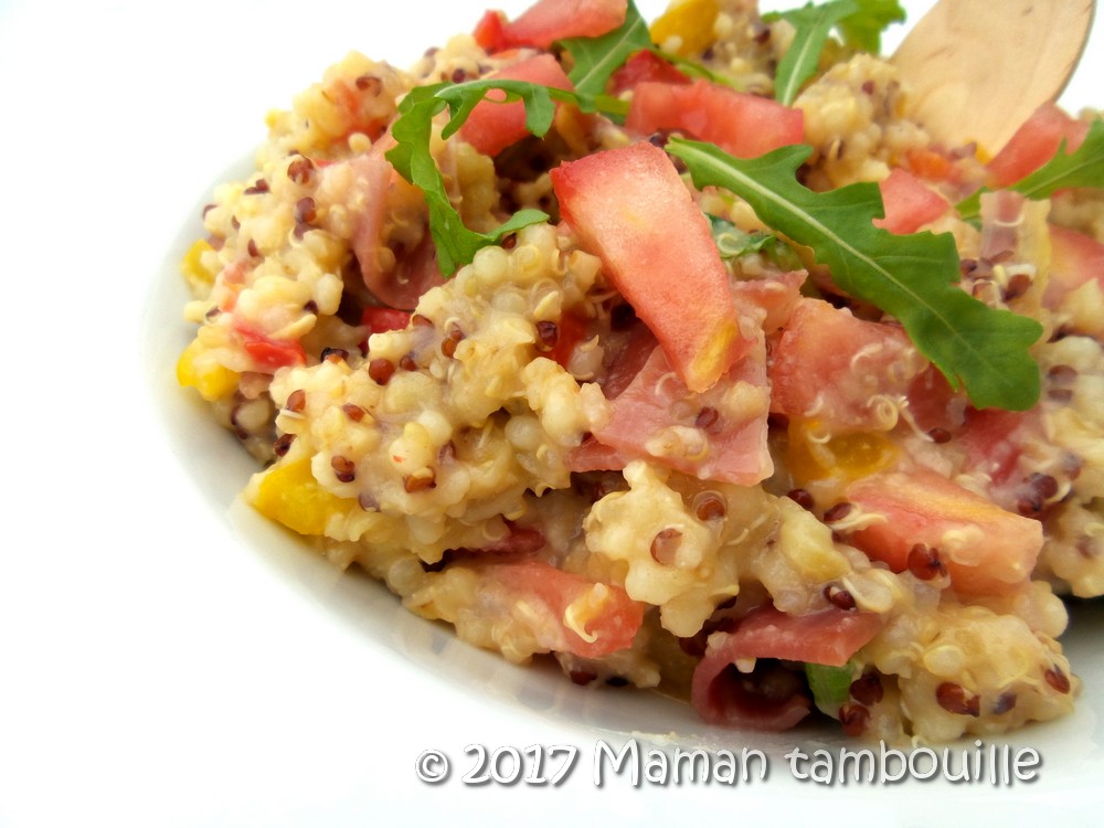 Risotto de quinoa Maman Tambouille