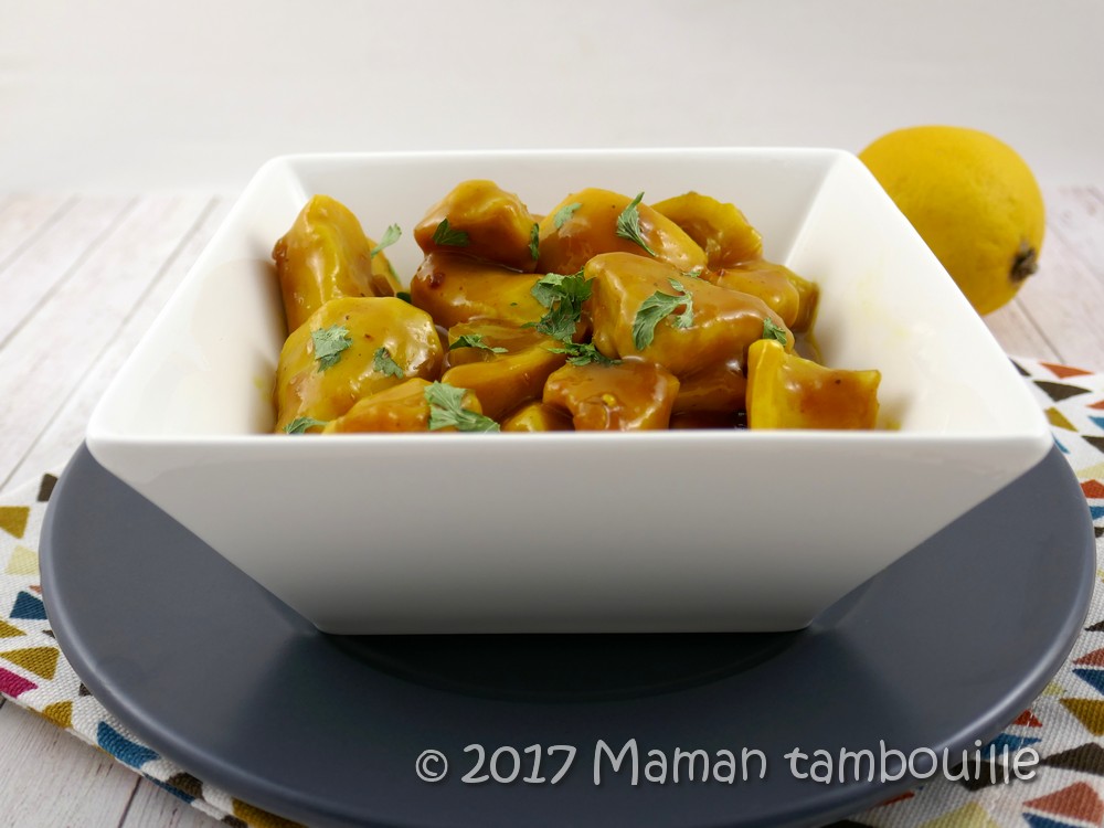 Poulet au citron Maman Tambouille