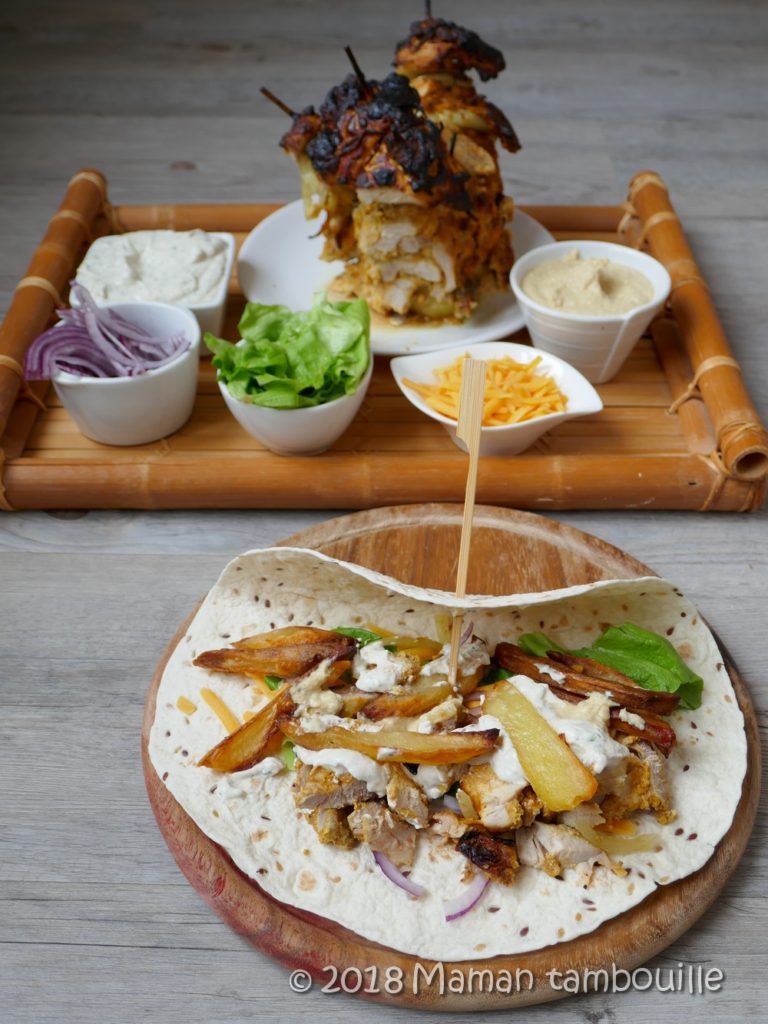 Kebab sur broche comme au resto Maman Tambouille