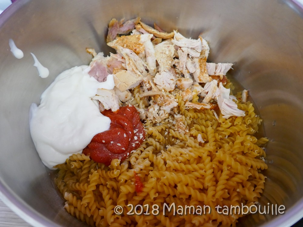 One pot pasta au poulet Maman Tambouille