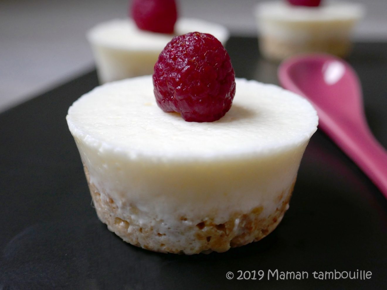 Panna cotta, coulis de fruits rouges Maman Tambouille