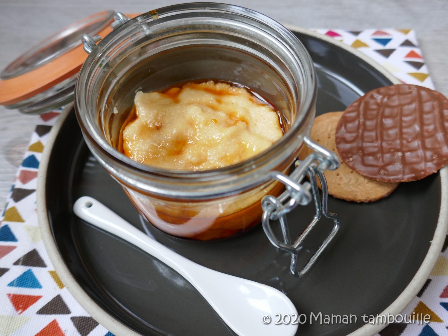 Crème de floraline au caramel Maman Tambouille