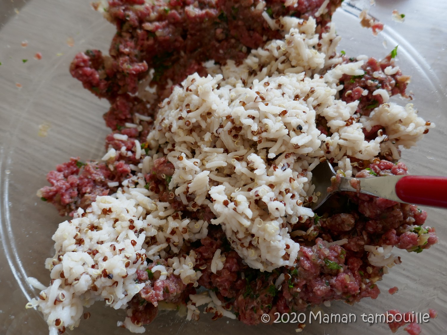 Boulettes de boeuf au riz Maman Tambouille