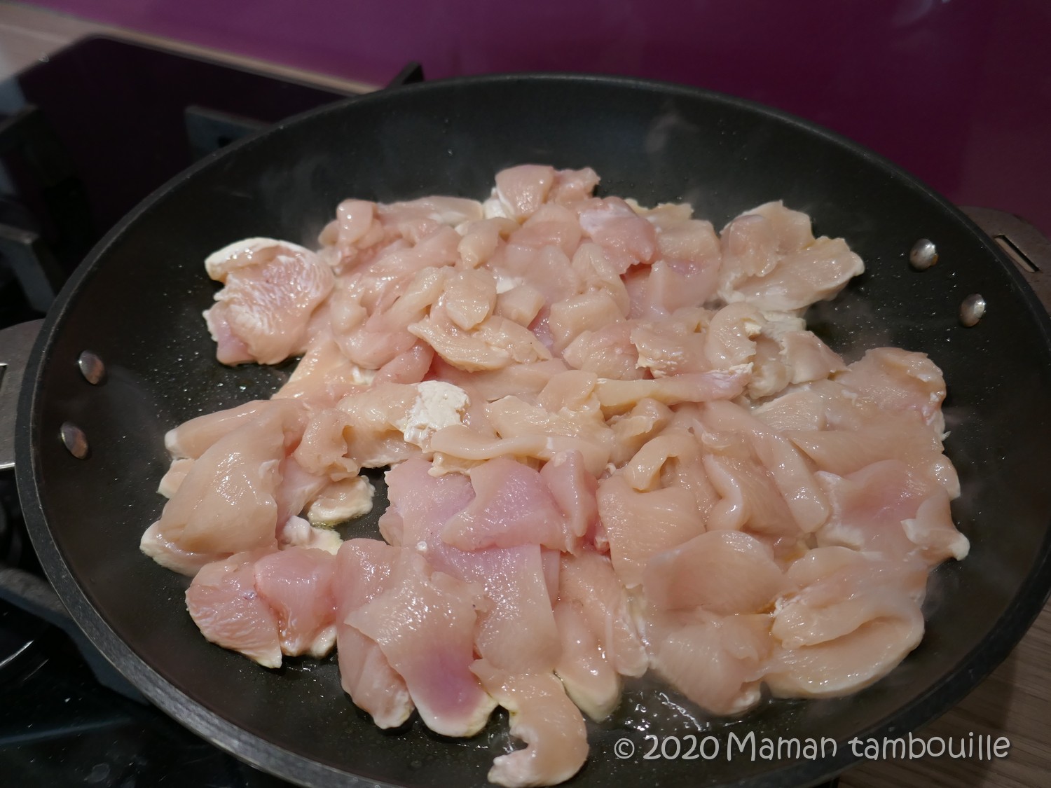 Poulet sauce crémeuse ail et parmesan Maman Tambouille