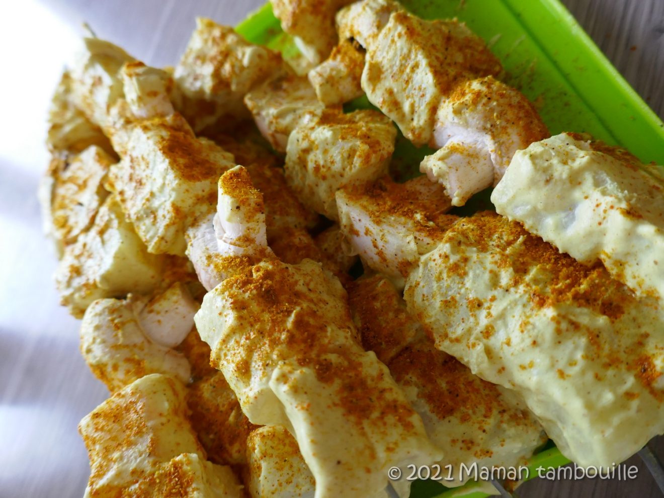 Brochette de poisson à la plancha Maman Tambouille