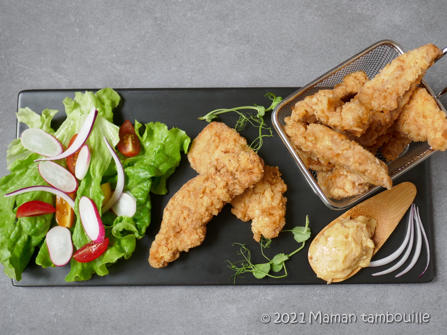 Poulet pané à l'américaine Maman Tambouille
