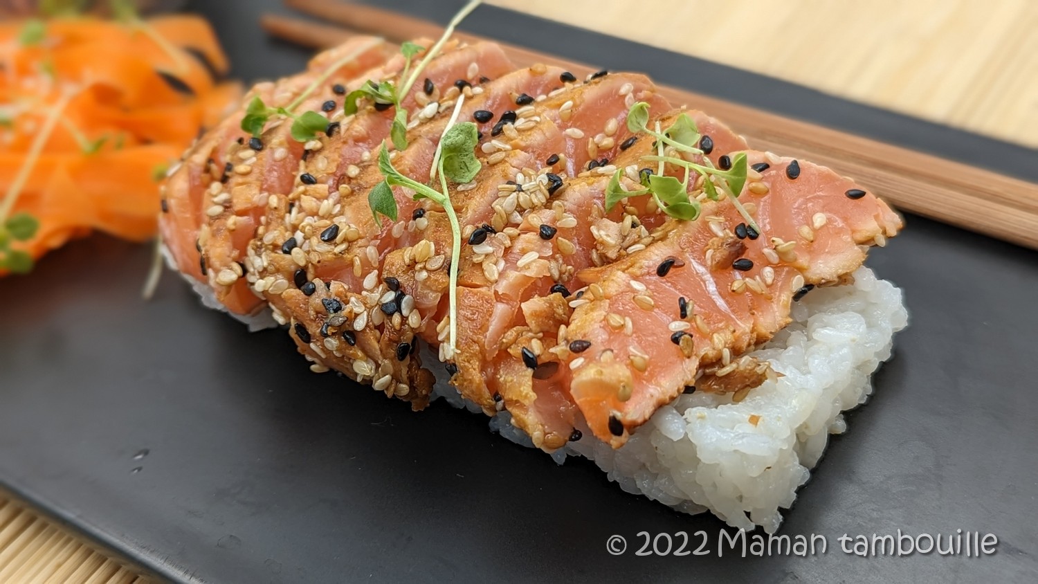 Tataki De Saumon Maman Tambouille