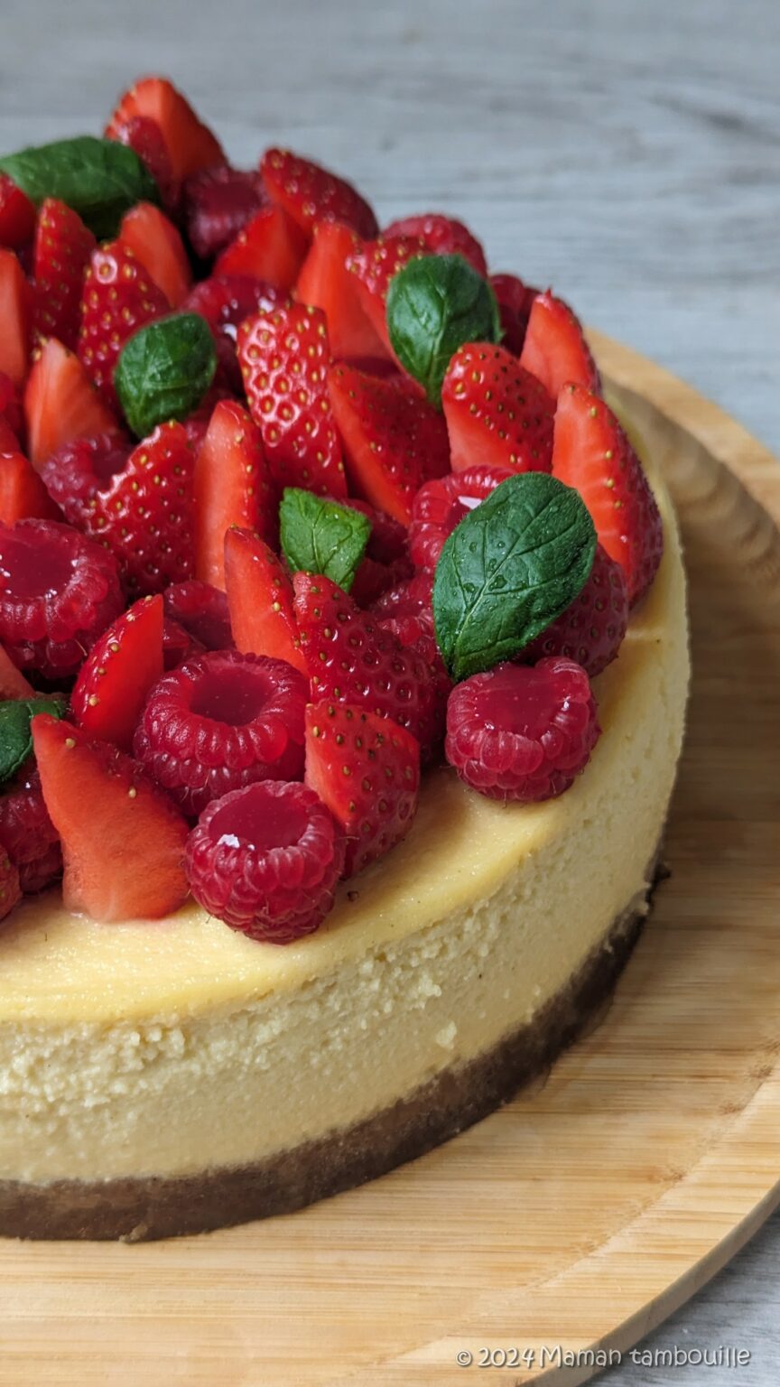 Cheesecake new yorkais Maman Tambouille